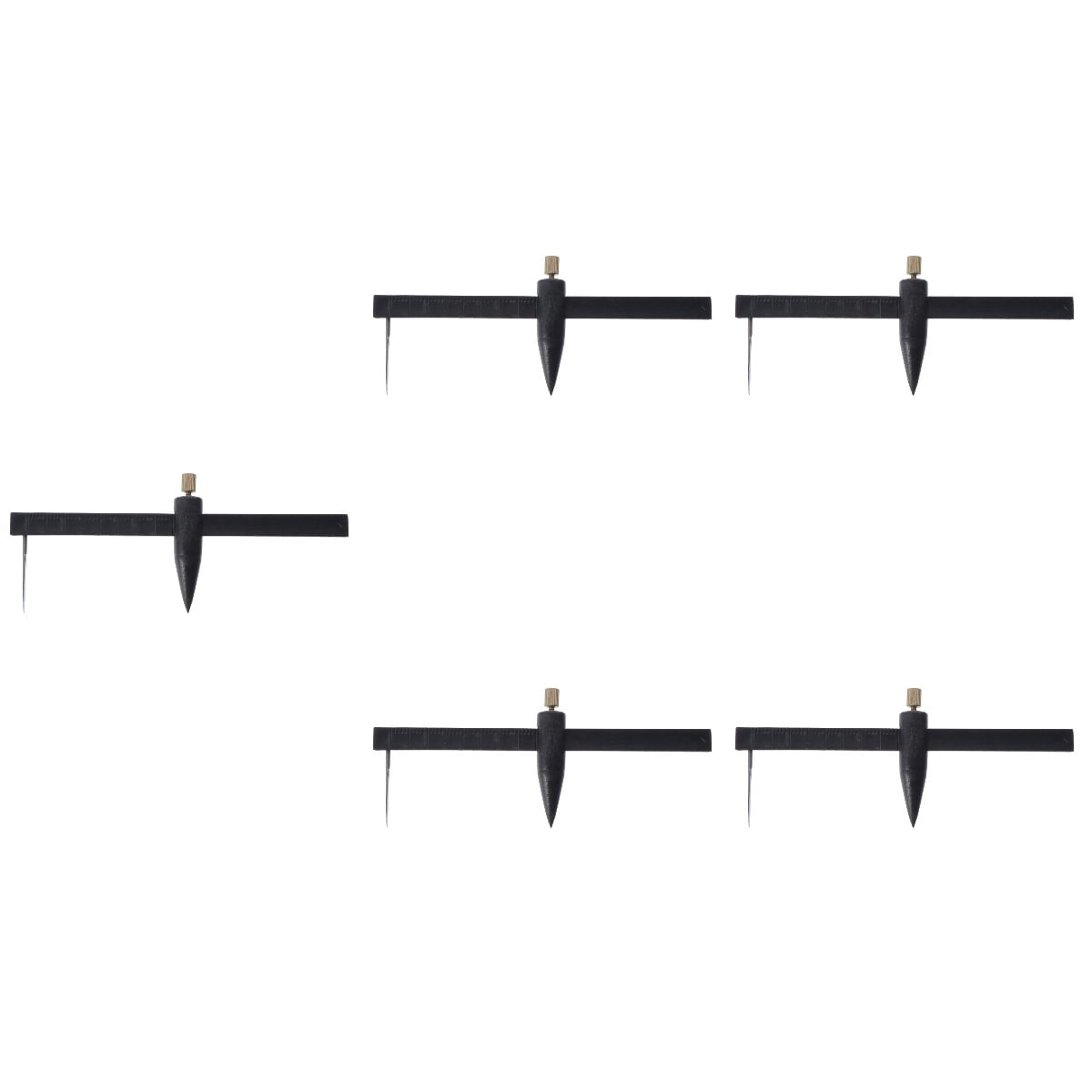 HOMEMAXS 5pcs Pottery Compass Ruler Ceramics Circular Cutting Tool ...