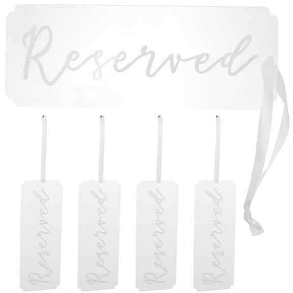 Reserved Signs Chairs