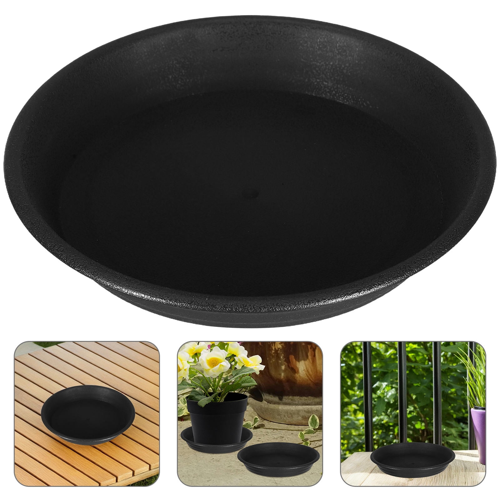 5pcs Round Plant Saucer Tray Plastic Plant Saucer Water Drip Tray Water ...