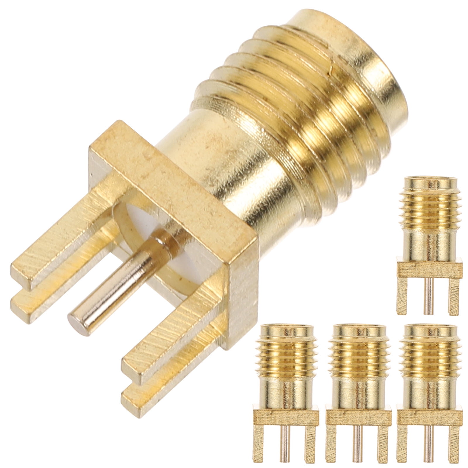 HOMEMAXS 5pcs SMA Connector Pcb Edge Mount Solder Adapter Coax ...