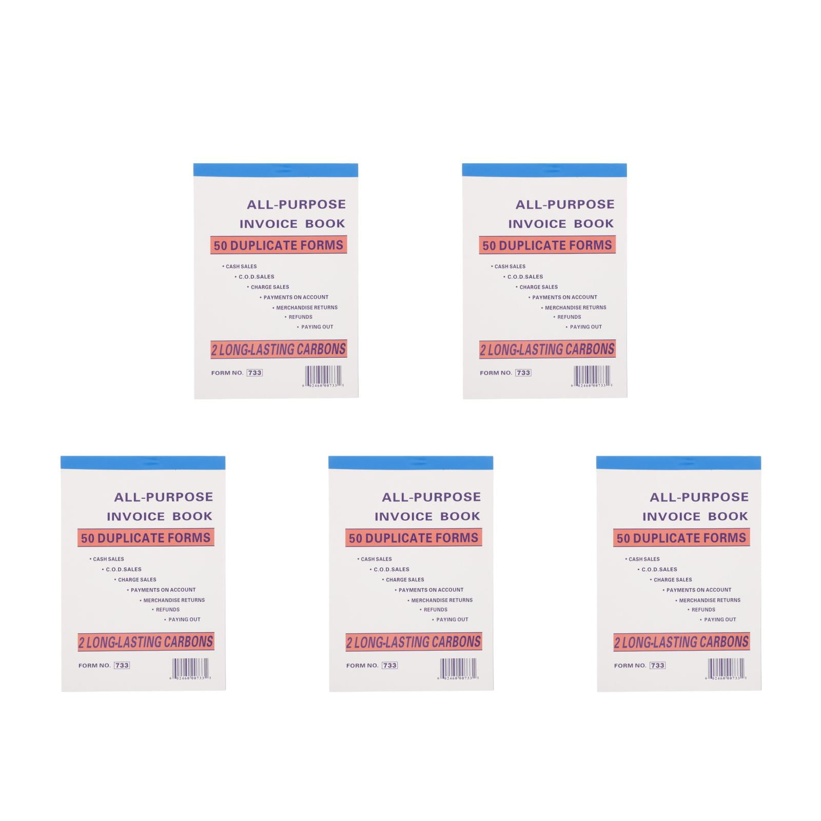 HOMEMAXS 5pcs Sales Order Book For Small Business Purchase And Invoice ...