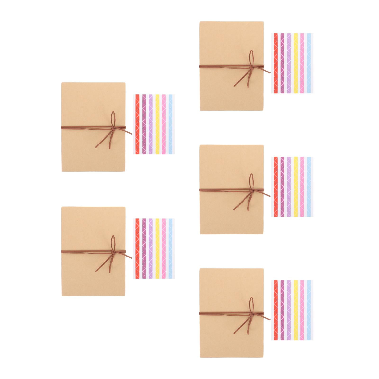 HOMEMAXS 5pcs Scrapbook Photo Album Vintage Style Accordion Foldable ...