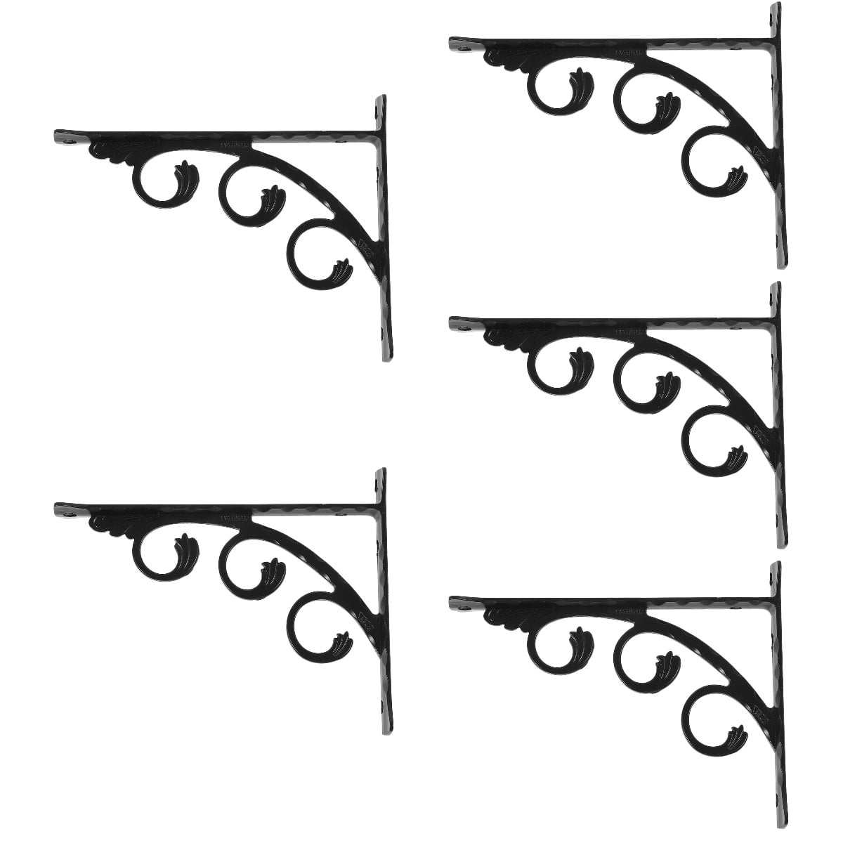 5pcs Shelf Mounting Bracket Wall Mounted Shelf Household Support Shelf ...