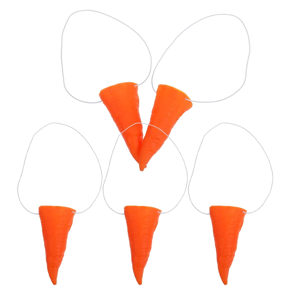 HOMEMAXS 5pcs Snowman Carrot Nose Costume Prop Party Cosplay Carrot ...