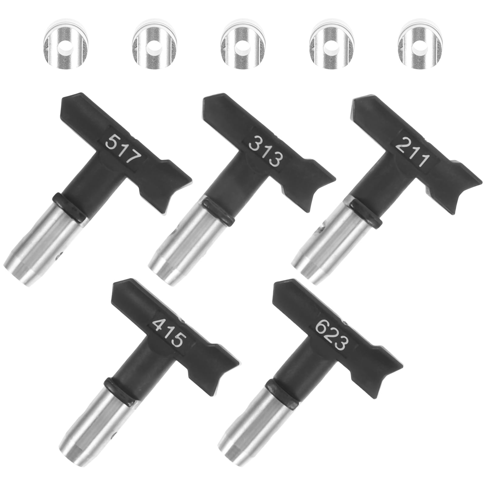 HOMEMAXS 5pcs Spray Paint Tips Sprayer Nozzle Airless Sprayer Tips ...