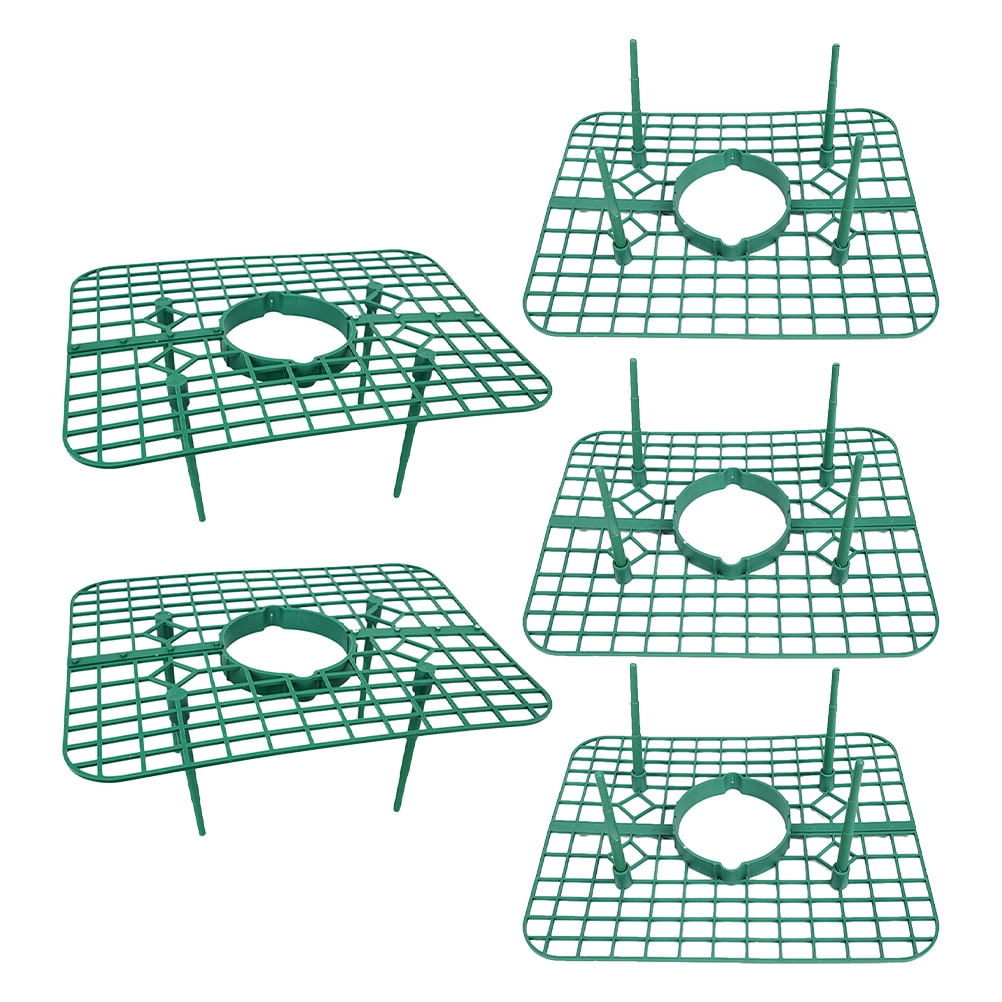 HOMEMAXS 5pcs Square Strawberry Supports Plastic Square Net Riser Stand ...