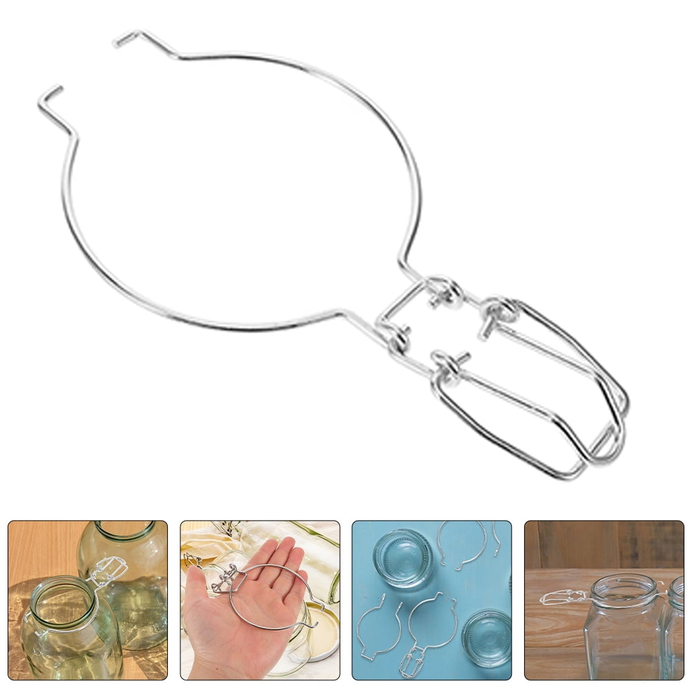 5pcs Stainless Steel Wire Clamps Canning Jars Wire Clips Buckles Metal ...