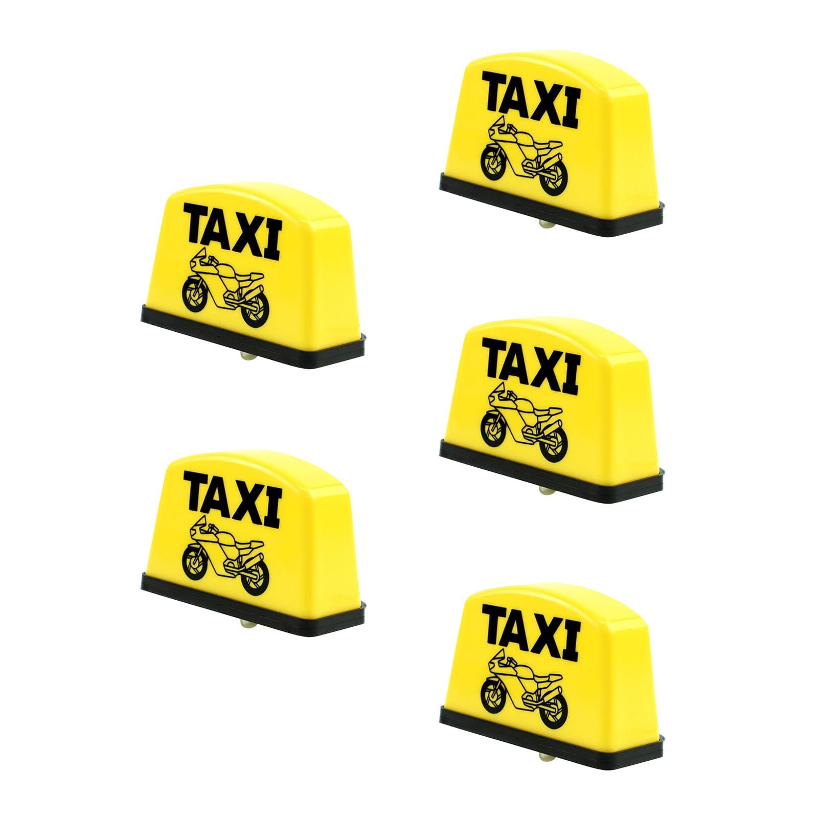 HOMEMAXS 5pcs Tadxi Top Light Sign 12v Taxi Illuminated Car Roof Light ...