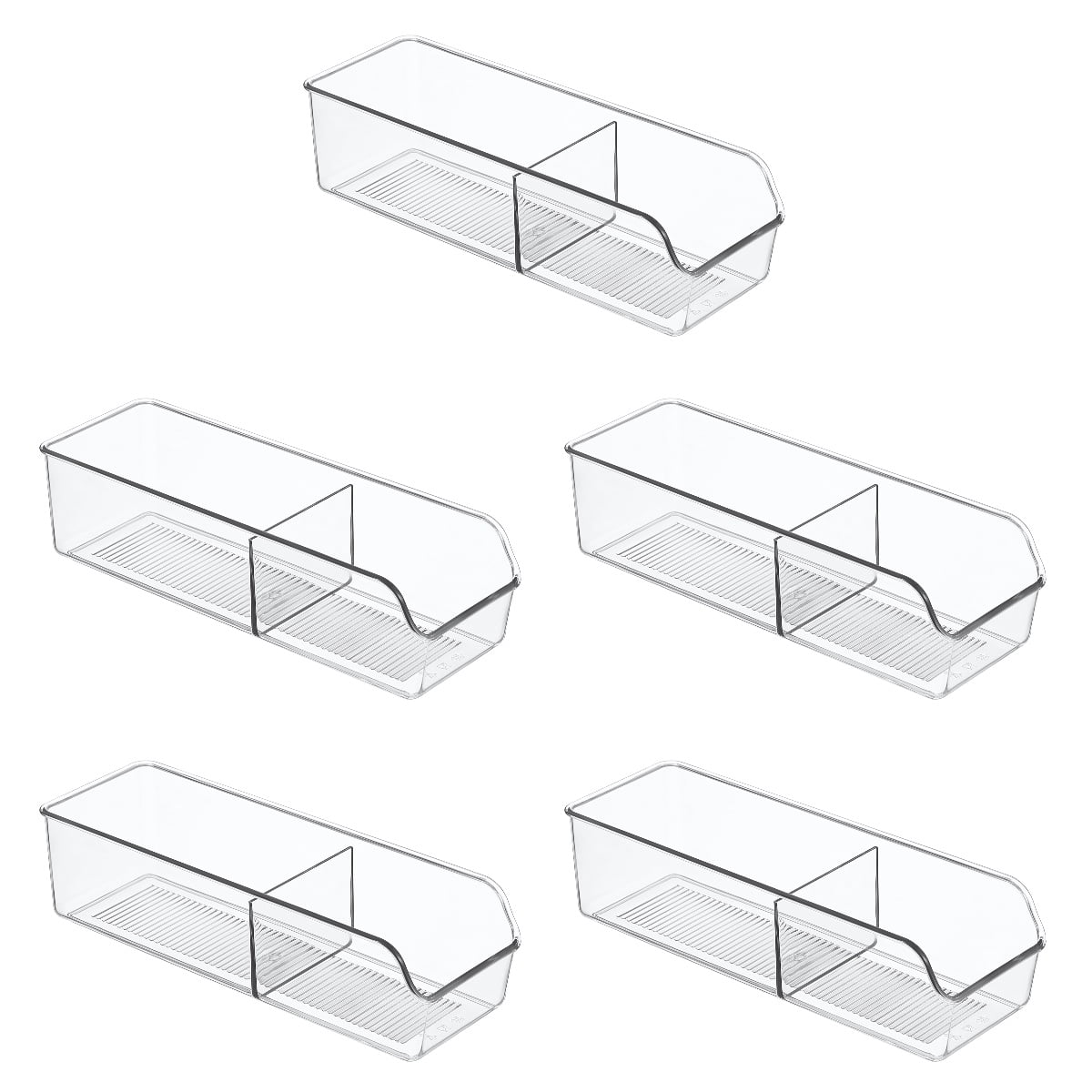 HOMEMAXS 5pcs Tea Bag Organizer Clear Storage Case Sugar Packet Holder ...