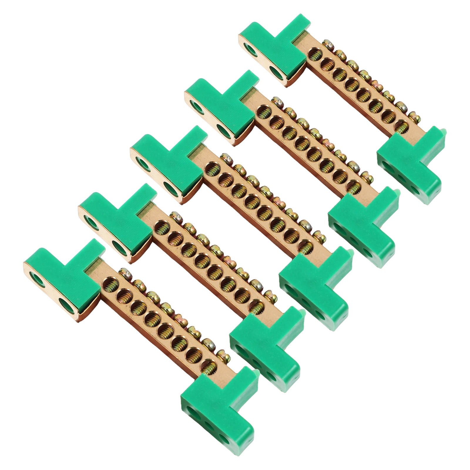 HOMEMAXS 5pcs Terminal Block Copper Connector Terminal Block Wire ...