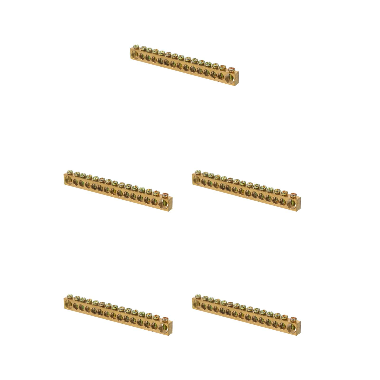 HOMEMAXS 5pcs Terminal Bus Bar Distribution Terminal Bus Bar Ground Bar ...