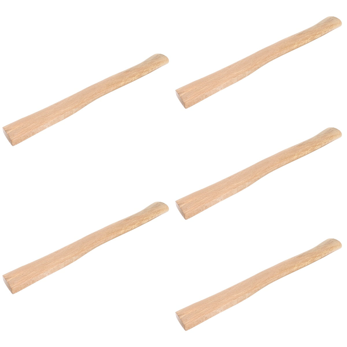 HOMEMAXS 5pcs Wooden Replacement Handle Wooden Grip Handle Replacement ...