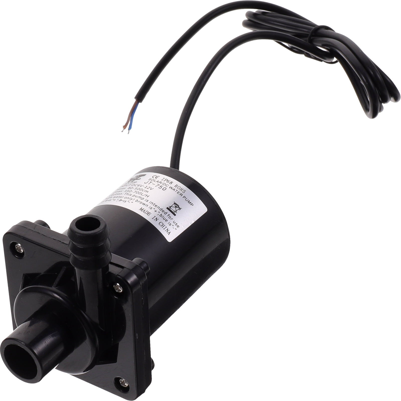 HOMEMAXS 6-12V Brushless Solar DC Water Pump Circulating Pump Silent ...