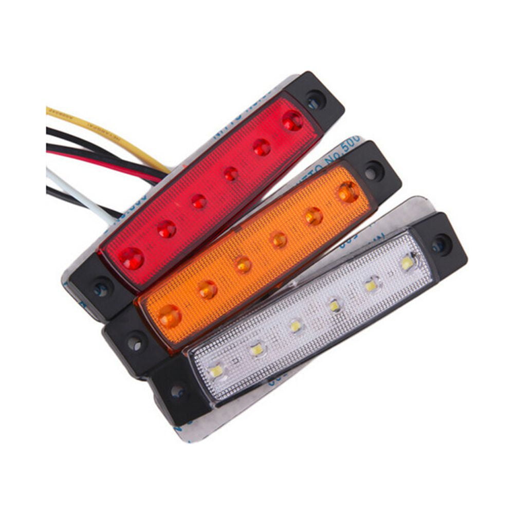 6 LED Decals Wall Trailer Tail Light Replacement Taillight - Walmart.com