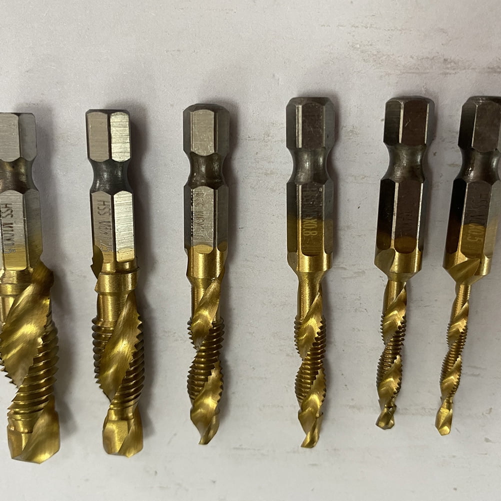 HOMEMAXS 6 Pcs Bits Hardened Tapping Execution Efficient Masonry ...
