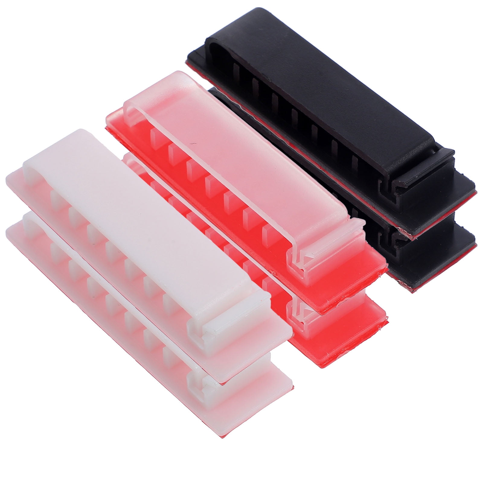 HOMEMAXS 6 Pcs Cable Holder Cord Clips Adhesive Wire Mounting Office ...