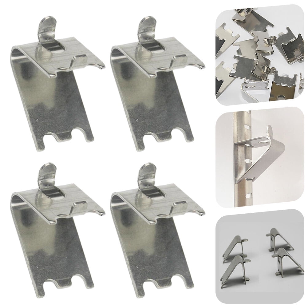 HOMEMAXS 6 Pcs Clip Freezer Wire Shelf Spacers Fridge Clamp - Walmart.com