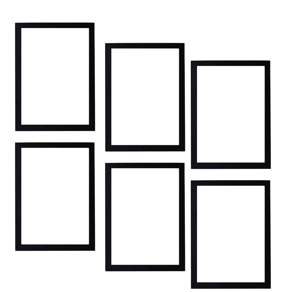HOMEMAXS 6 Pcs Display Safe Photo Frames Child Baby 10.2*15.2cm Black ...