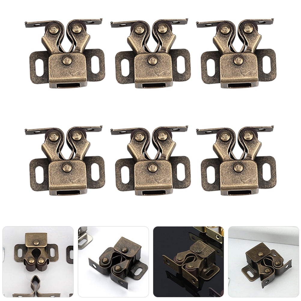 HOMEMAXS 6 Pcs Door Latches for Internal Cabinet Lock Wardrobe Buckle ...
