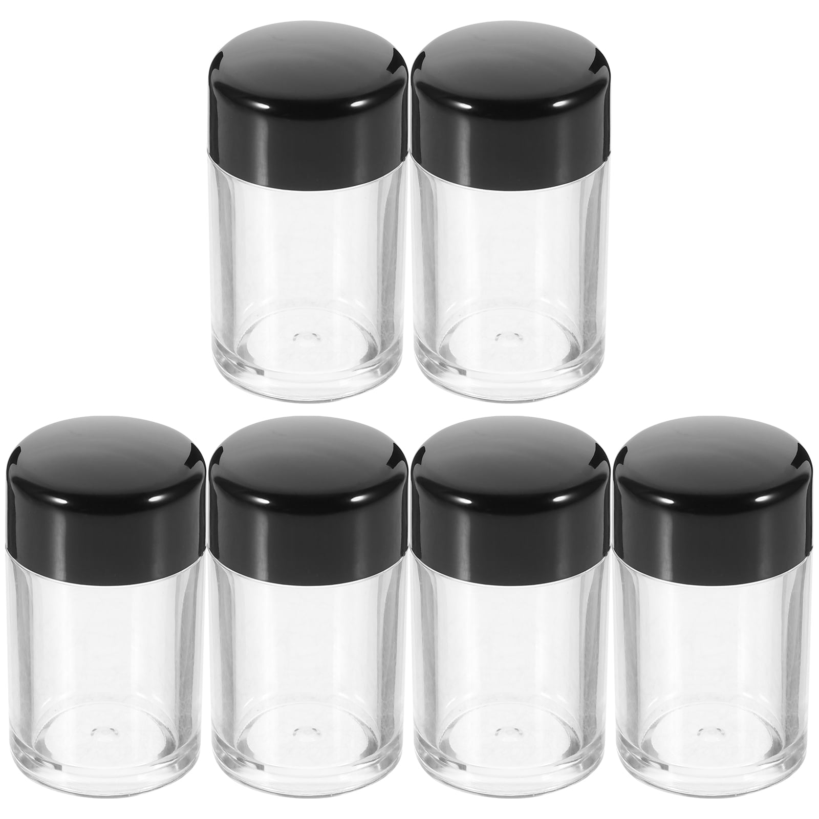 HOMEMAXS 6 Pcs Dusting Powder Container with Puff Cream Jar Vacuum ...