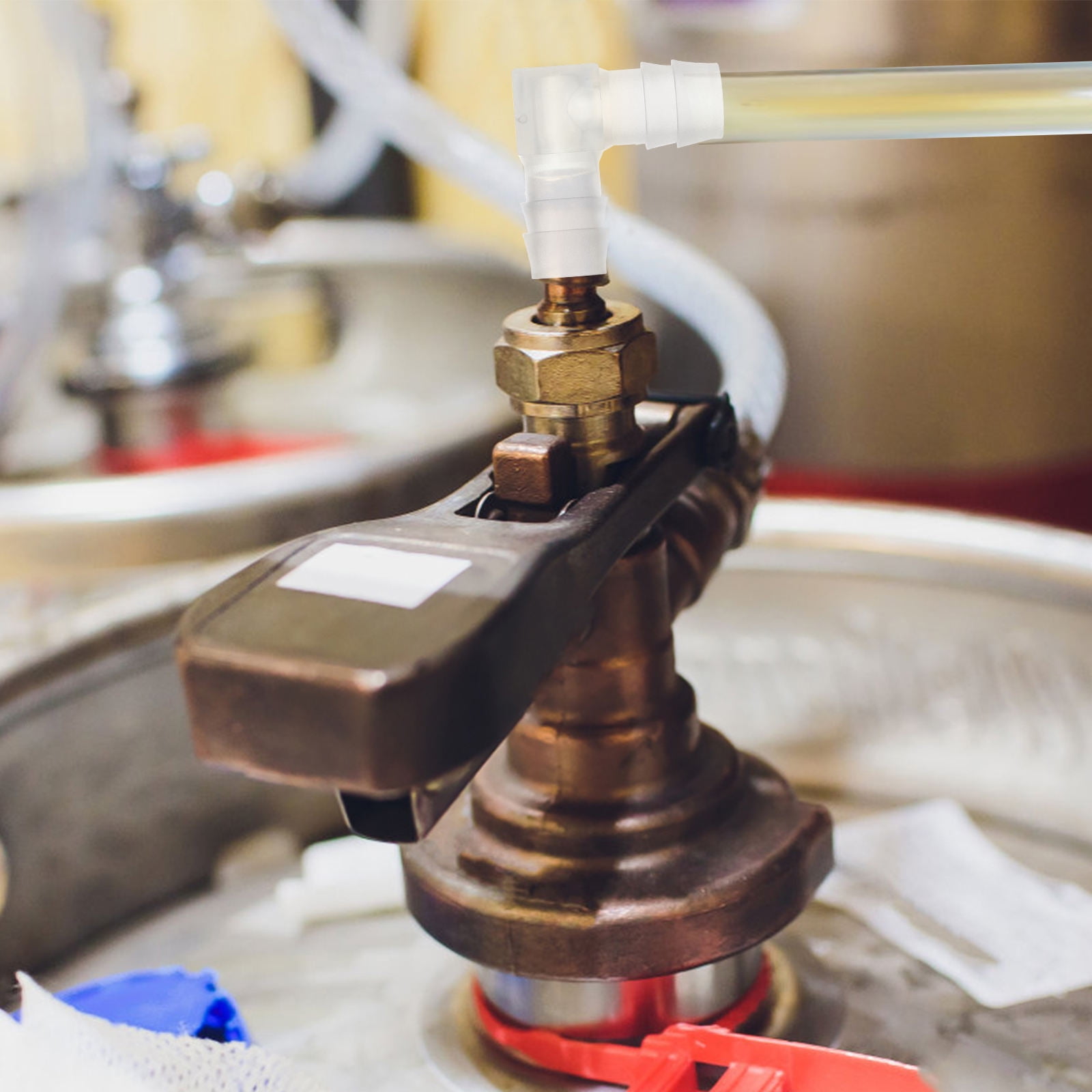 HOMEMAXS 6 Pcs Elbow Hose Barb Fittings PVC Hose Fittings 3.2X3.2X1.2CM ...