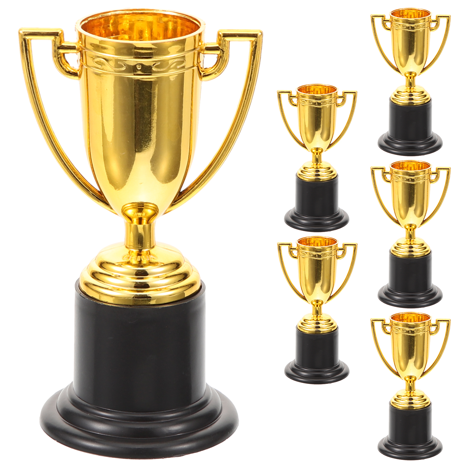 HOMEMAXS 6Pcs Plastic Competition Trophies for Children Rewards and ...