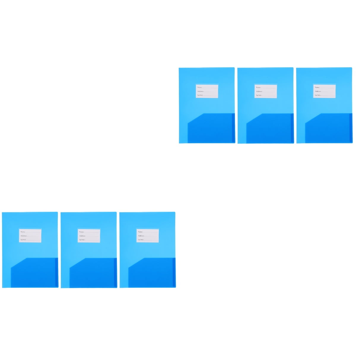 HOMEMAXS 6 Pcs File Folder Office File Folder Business File Folder ...