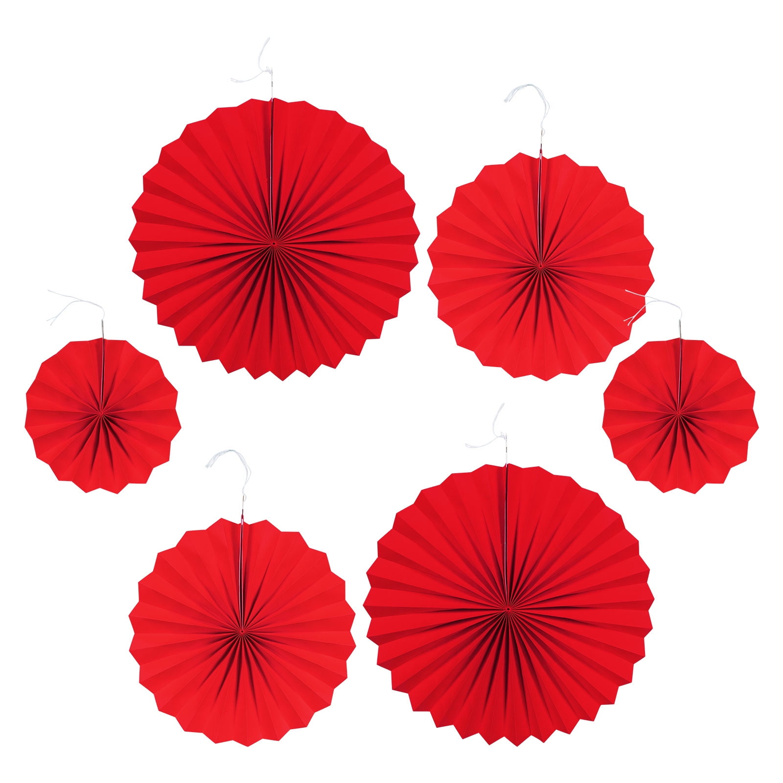 MOKKHNB Hanging Paper Fans Paper Wedding Decor Event Organizers ...