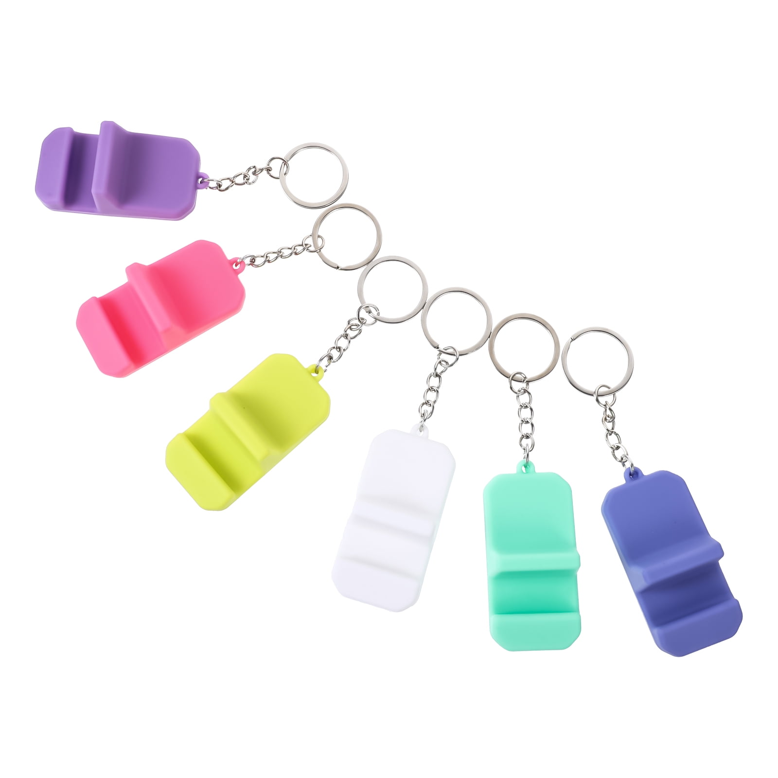 HOMEMAXS 6 Pcs Hand Mobile Phone Holder Key Ring Living Room Stand ...