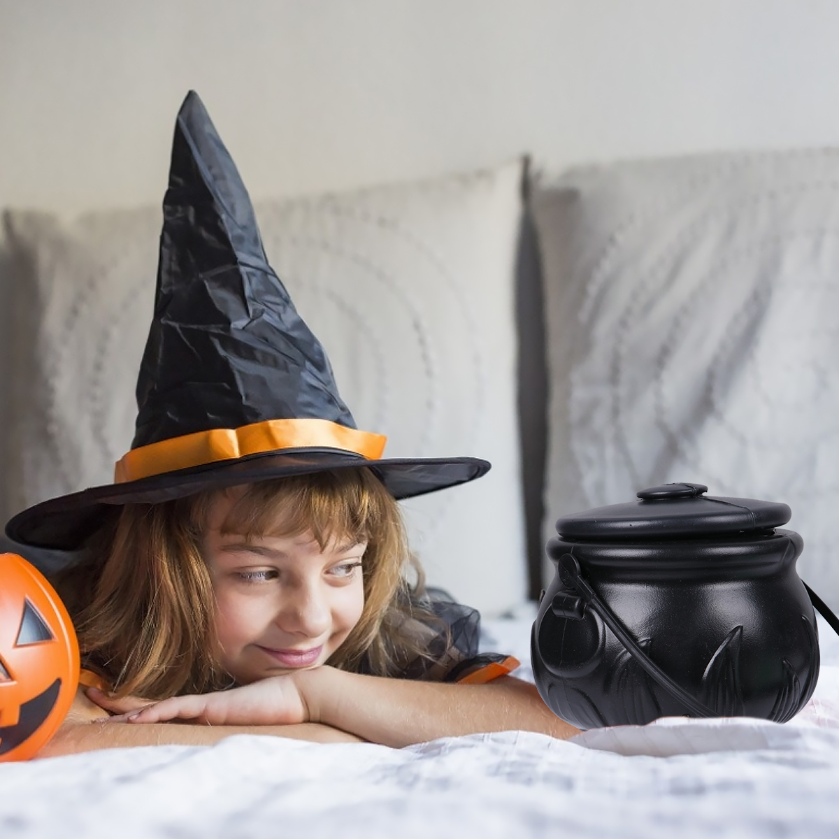 HOMEMAXS 6 Pcs Mini Candy Hand Bucket Set Child 15X10CM Black - Walmart.com