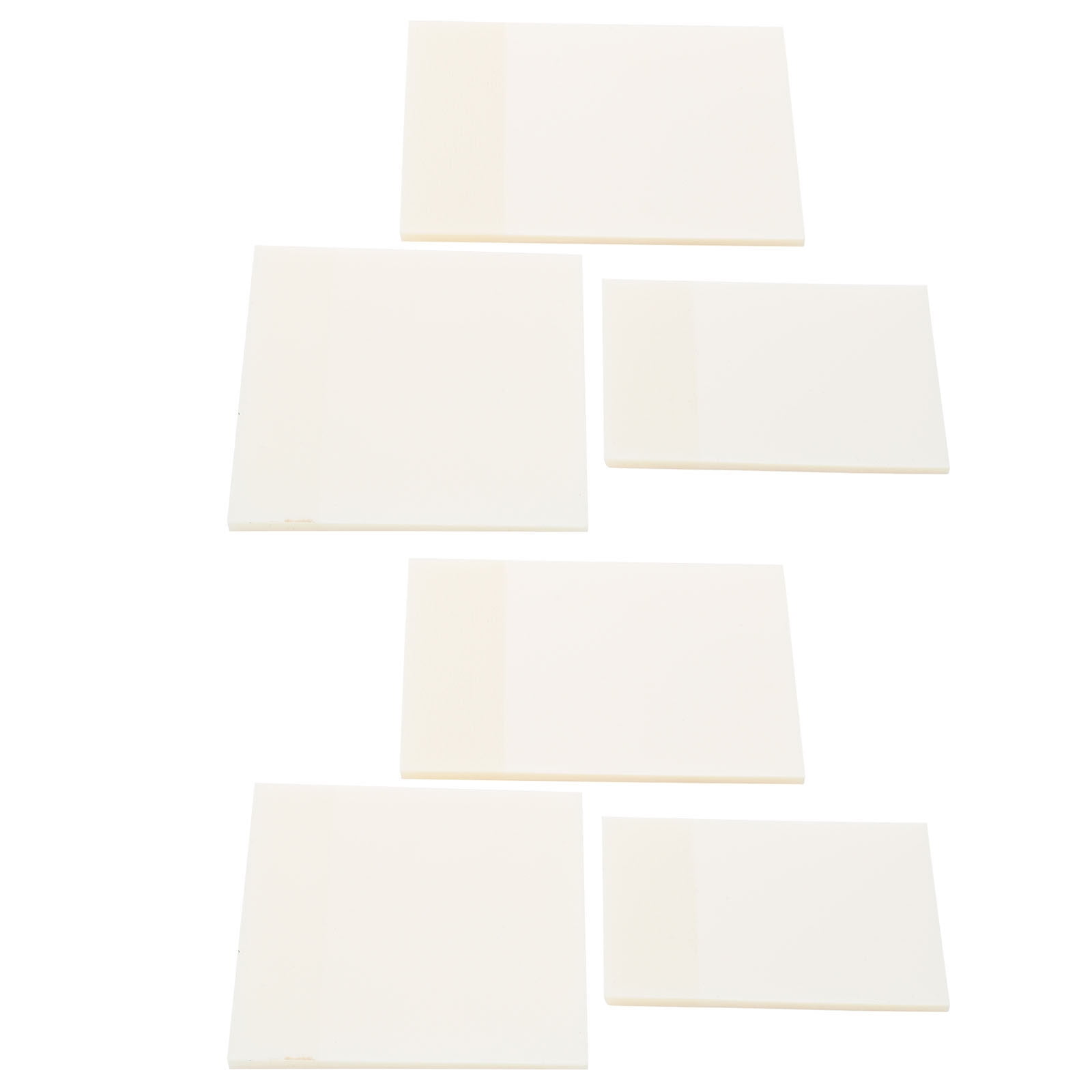HOMEMAXS 6 Pcs Note Clear Transparent Sticky Waterproof Memo Stickers ...