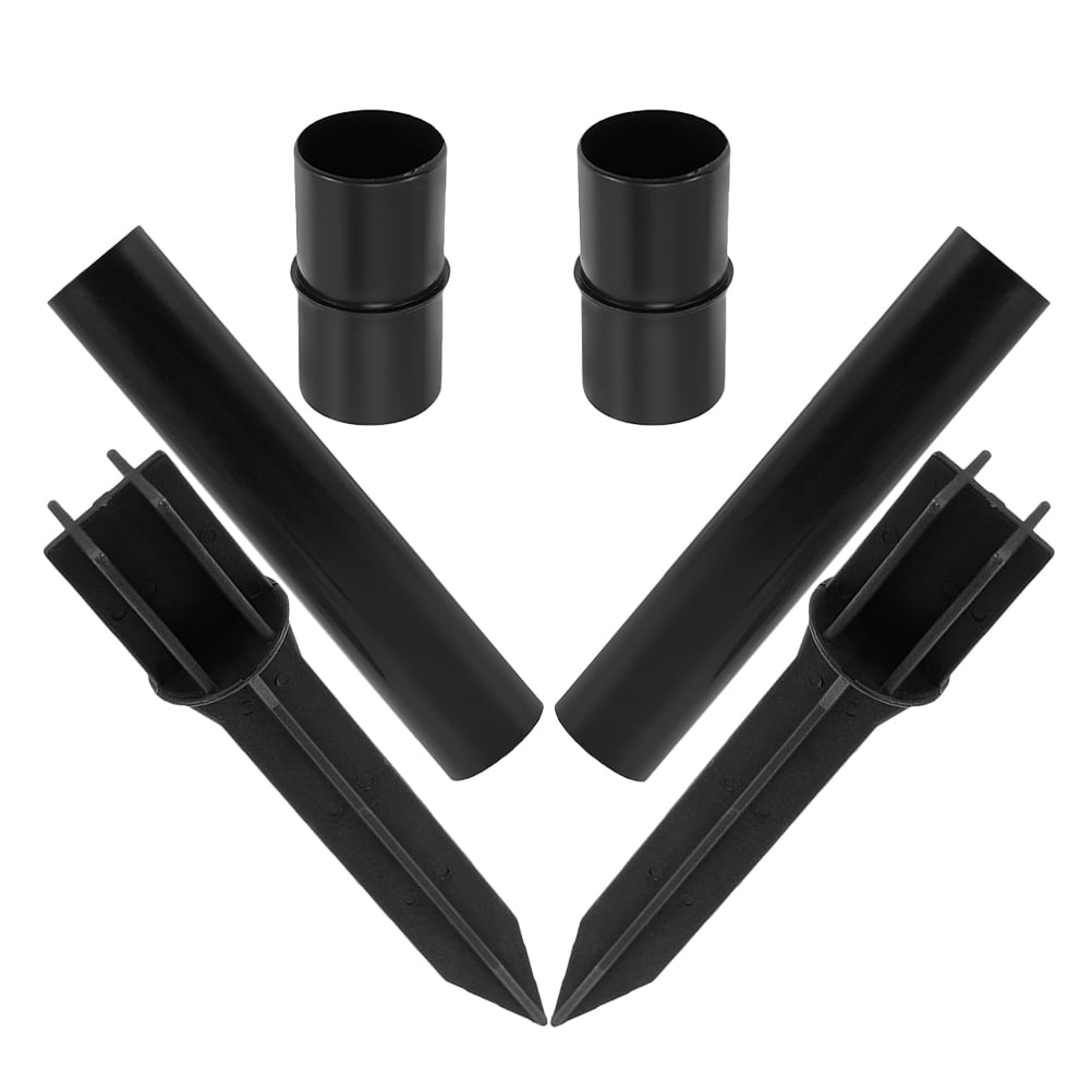 HOMEMAXS 6 Pcs Pathway Light Stake Extension Tube Garden Solar Lights ...