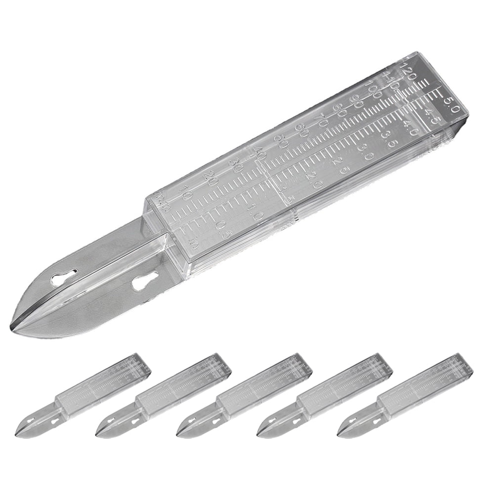 HOMEMAXS 6 Pcs Plastic Rain Gauge For Garden Accurate Rainfall ...