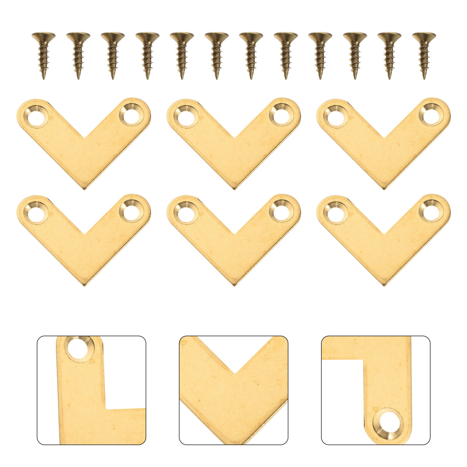 HOMEMAXS 6 Pcs Right Angle Connector Strong Bracket Corners - Walmart.com