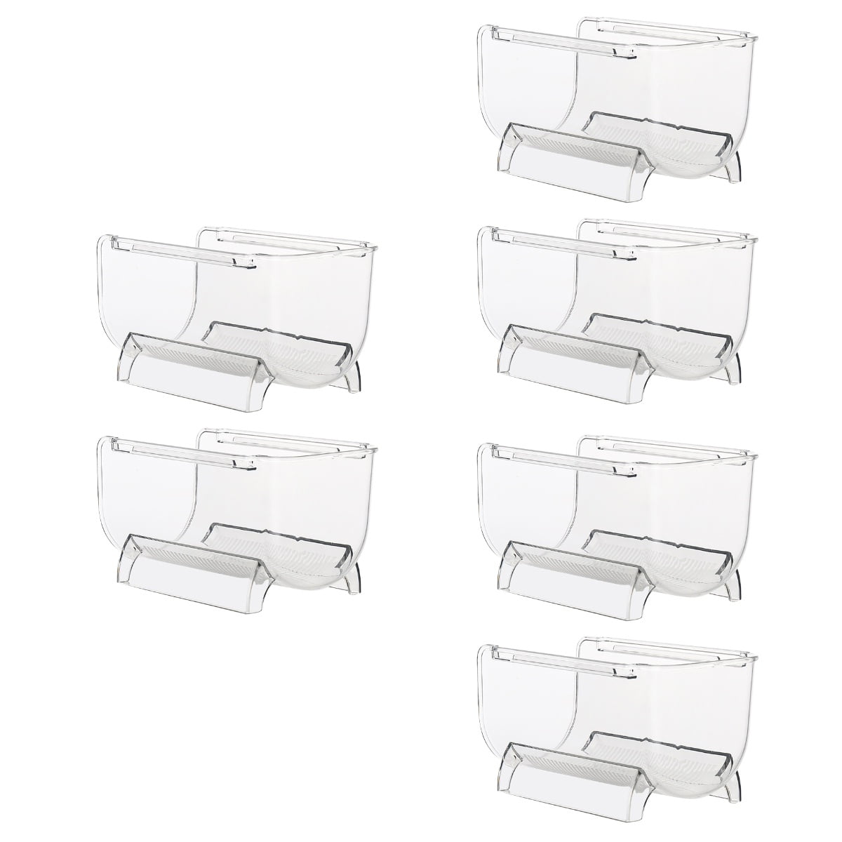 HOMEMAXS 6 Pcs Stackable Wine Racks Bottle Display Stand Fridge ...