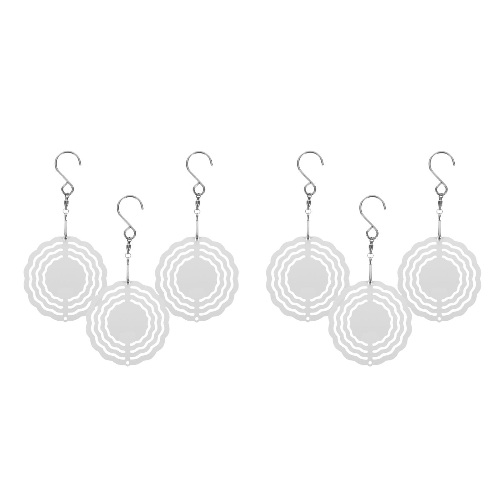 HOMEMAXS 6 Pcs Sublimation Blank Wind Spinner Decoration Outdoor Garden ...
