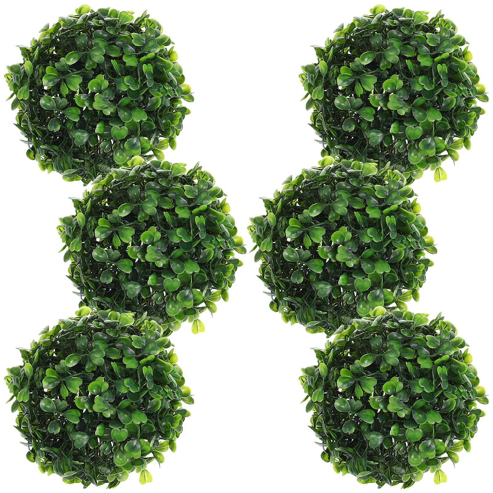 HOMEMAXS 6 Pcs Topiary Balls Artificial Grass Home Garden Decoration ...