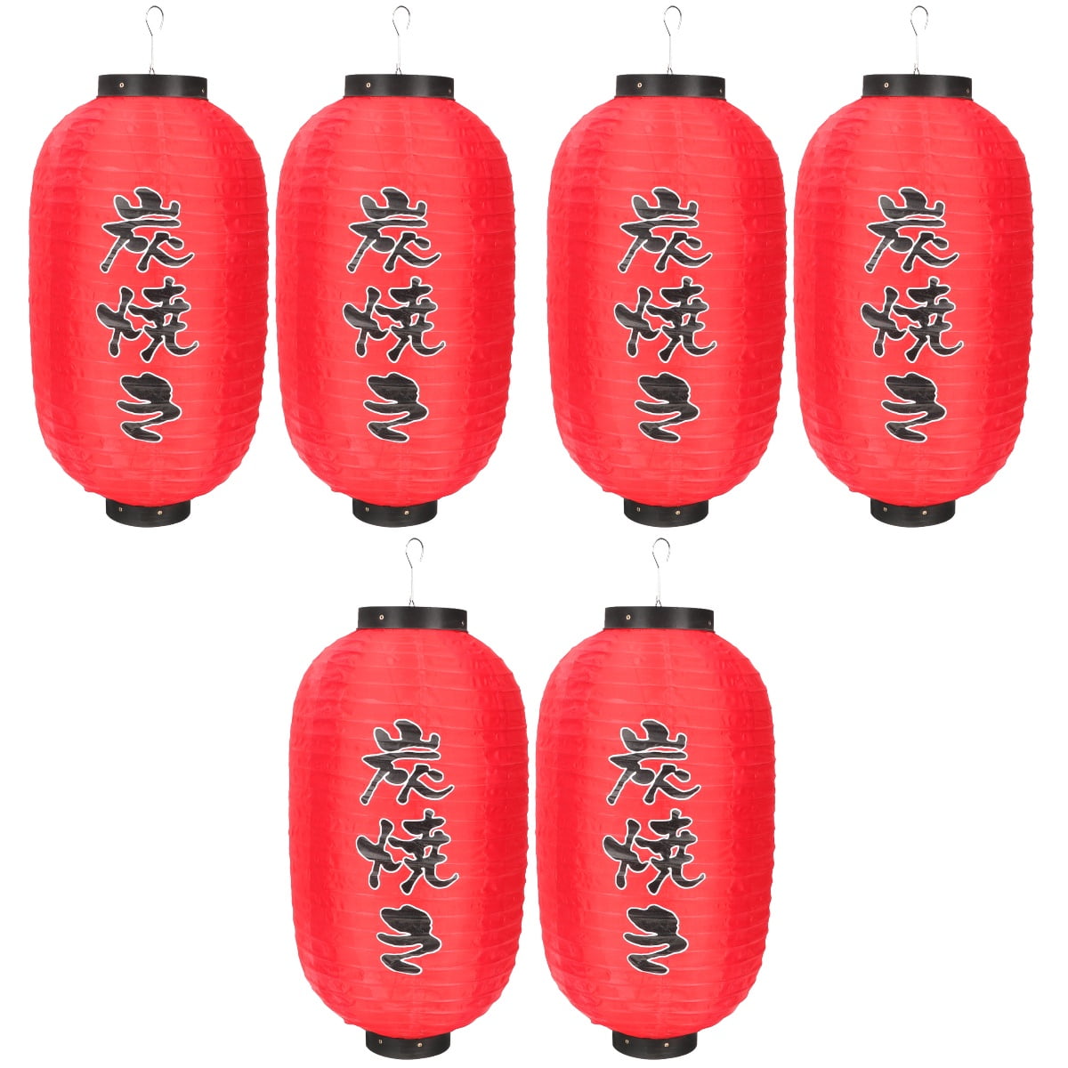 HOMEMAXS 6 Pcs Traditional Japanese Style Lantern Hanging Folding ...