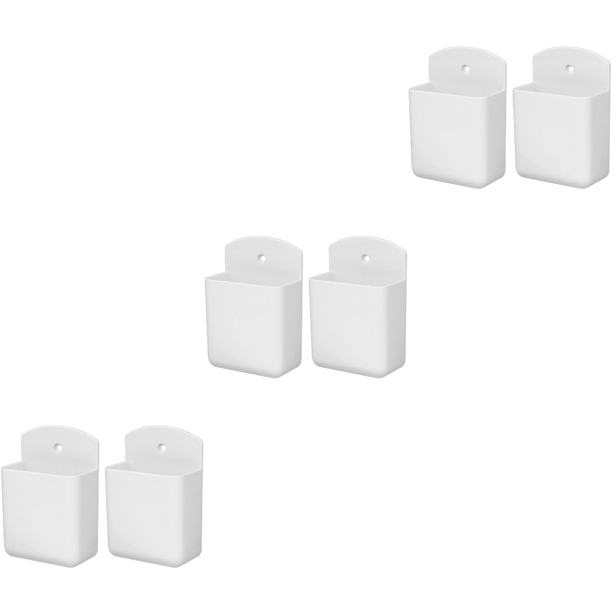 HOMEMAXS 6 Pcs Wall Organizer Remote Controller Wall Holder Wall Mount ...