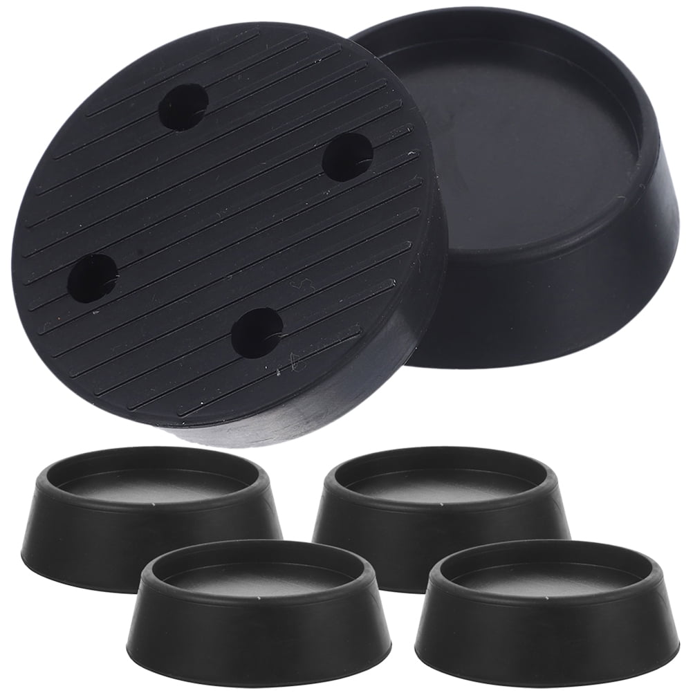 HOMEMAXS 6 Pcs Washing Machine Stabilizer Feet Grippers Foot Pads Black ...