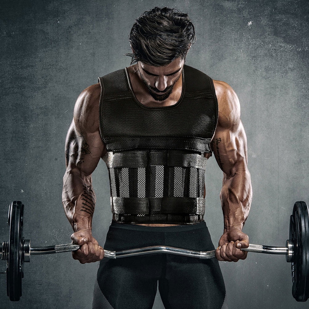 6 Pcs Weighted Vests Weights Strength Training Vests Steel Plates For ...