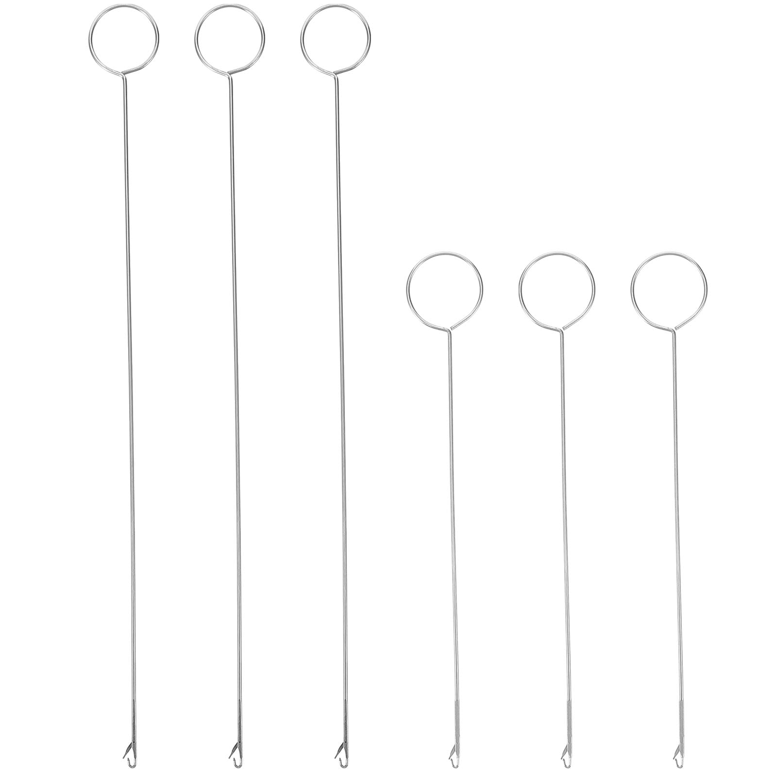 6 Pcs Yarn Needles Braid Hook Tool Tools Hair Braiding Crochet ...