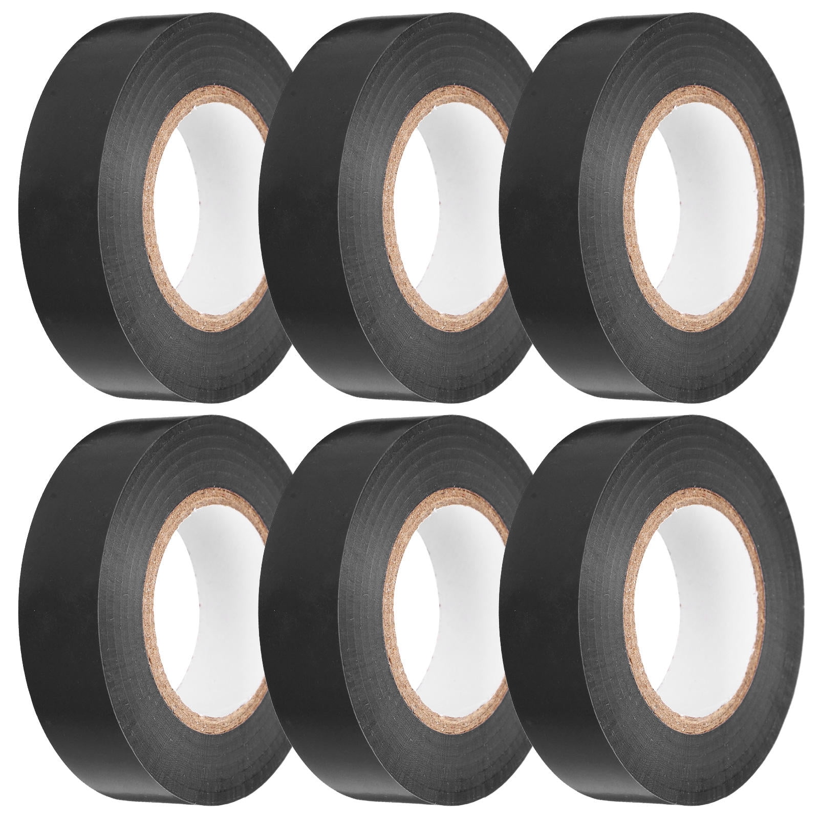 HOMEMAXS 6 Rolls Automotive Wire Tape Electrical Strips Sticky Black ...