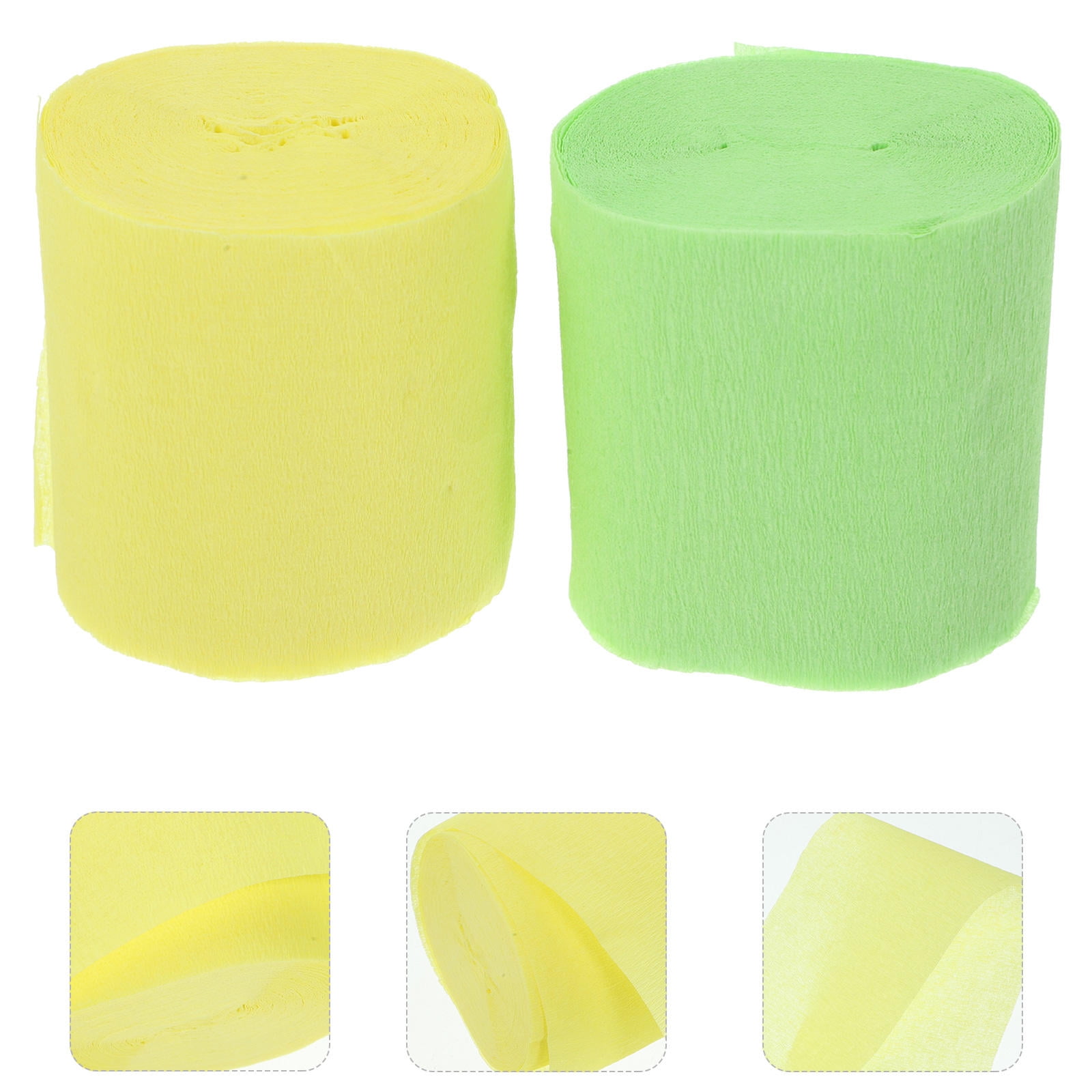 jojofuny Paper Streamers Crepe Paper Streamer Assorted Color 6 Rolls 9m ...