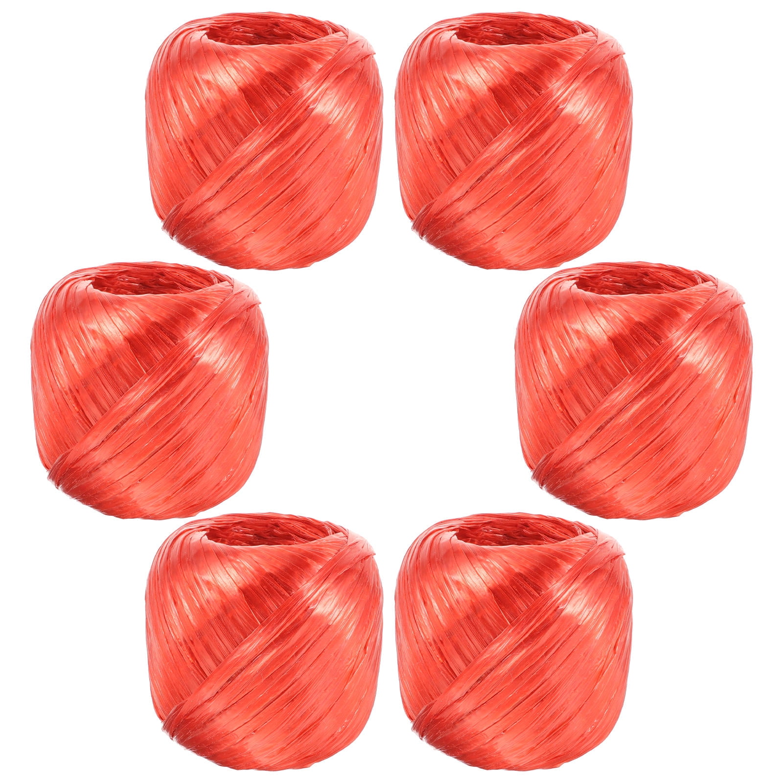 HOMEMAXS 6 Rolls Plastic Fixing Rope Bundle Strap for Packing Parcels ...