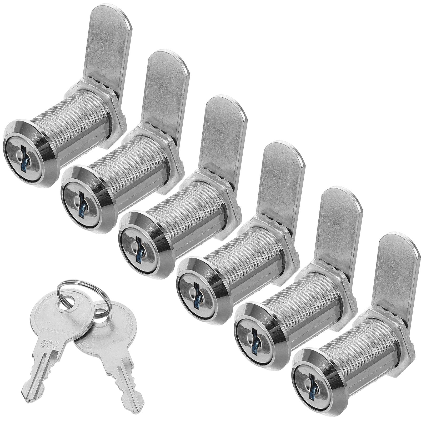 6 Set Metal Cabinet Lock With Key High Security Office Drawer Lock ...