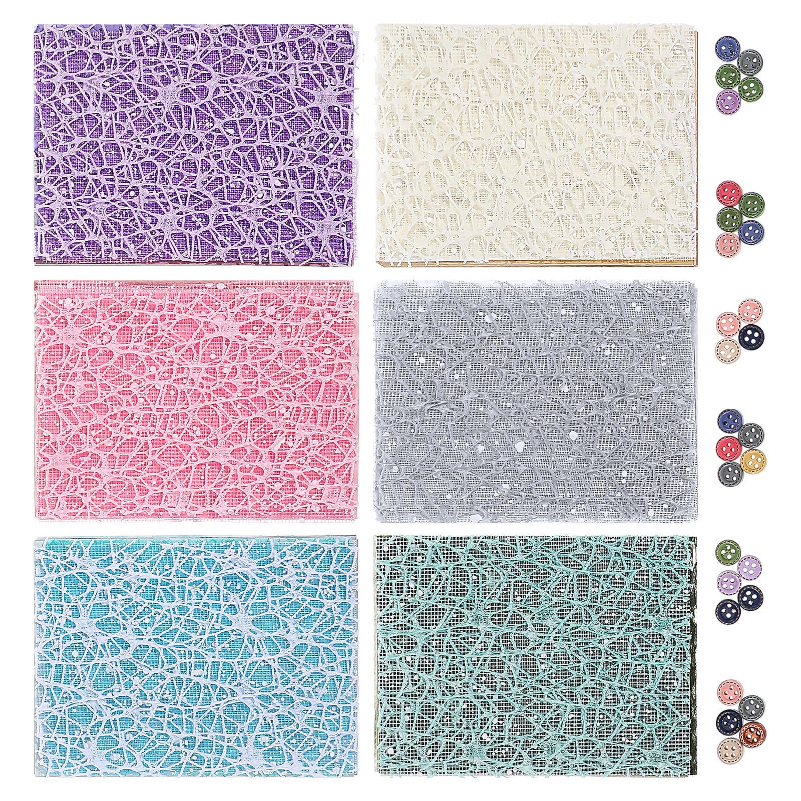 HOMEMAXS 6 Sets Decorative Paper For Scrapbook Crafting Patterned ...