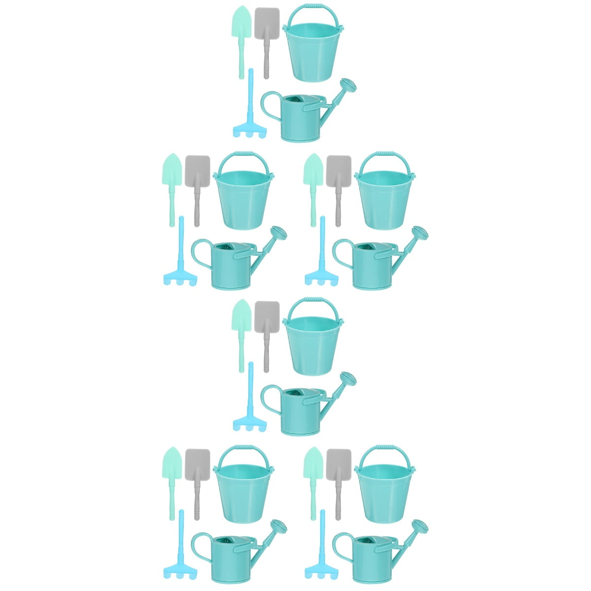 HOMEMAXS 6 Sets Gardening Tool Toys Simulation Watering Can Bucket ...