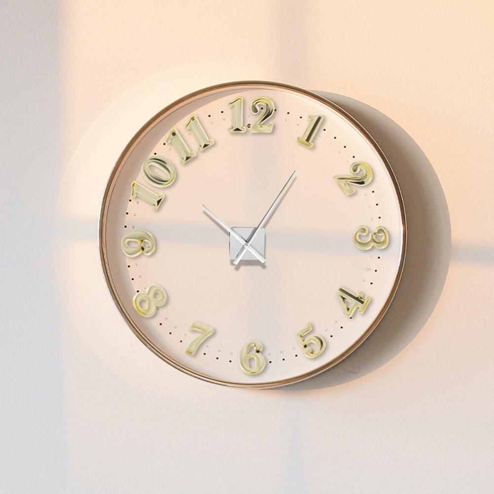 HOMEMAXS 6 Sets Numbers Wall Clock Number Work 12.80X5.20X0.30CM Golden ...