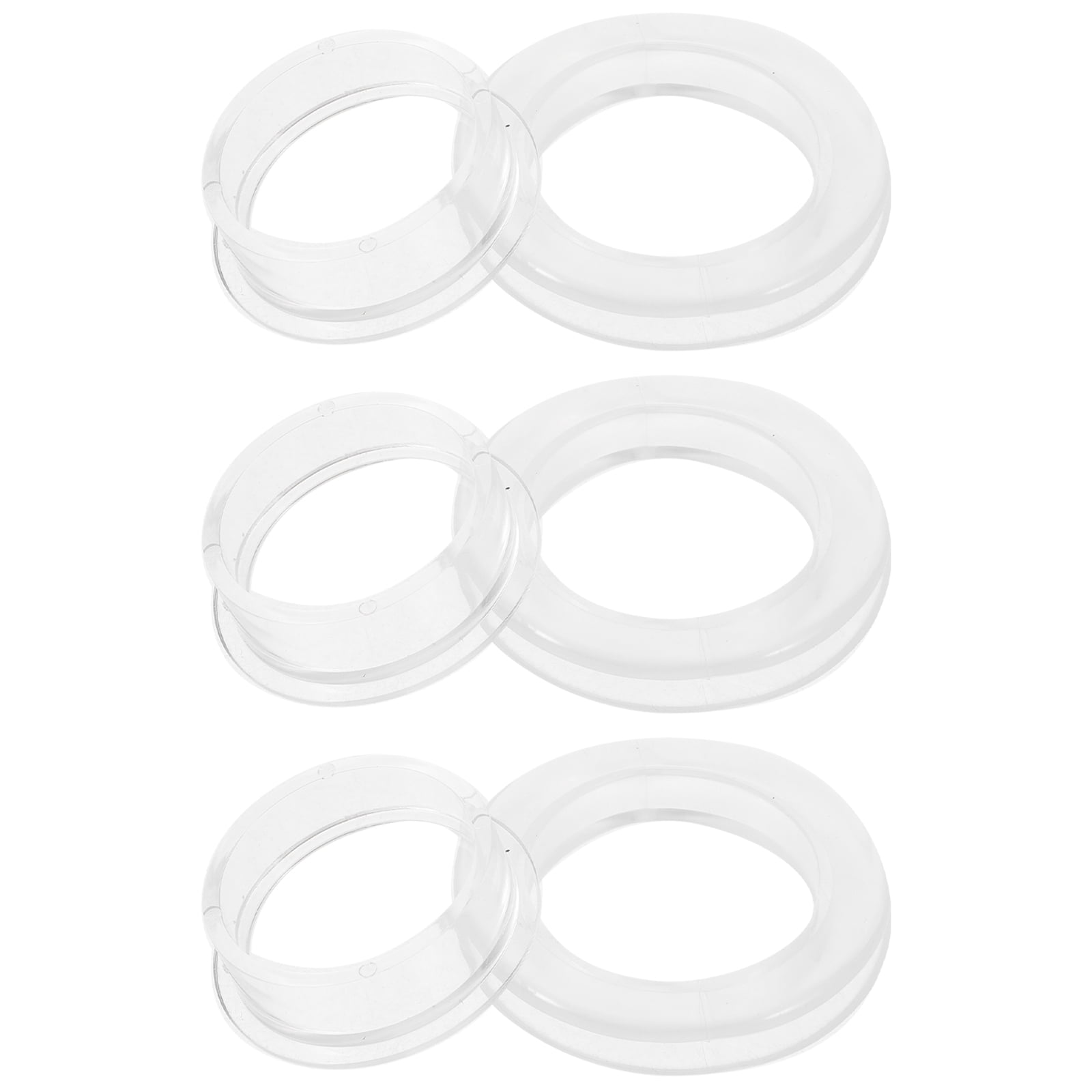 HOMEMAXS 6 Sets Silicone Table Umbrella Rings Universal Fixation Rings ...